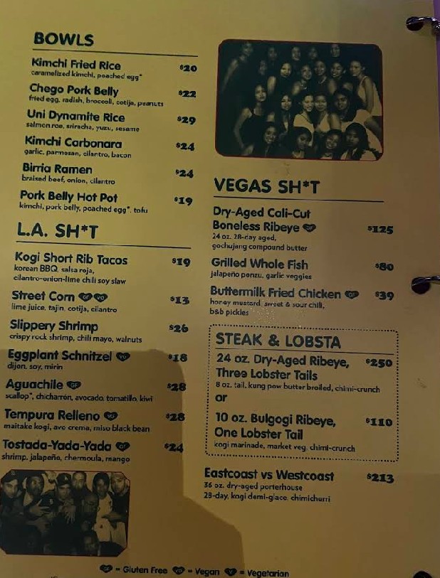 Las Vegas Best Friend Menu| At Park MGM, Roy Choi Is Serving Korean ...